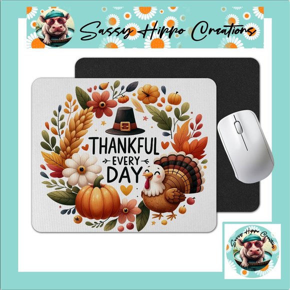 Sassy Hippo Creations | Computers, Laptops & Parts | Mouse Pad Thankful ...